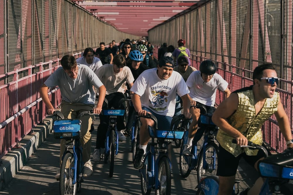 Two Miles, One Bridge, 45 Pounds of Bicycle: 'Citi Bike Day ...