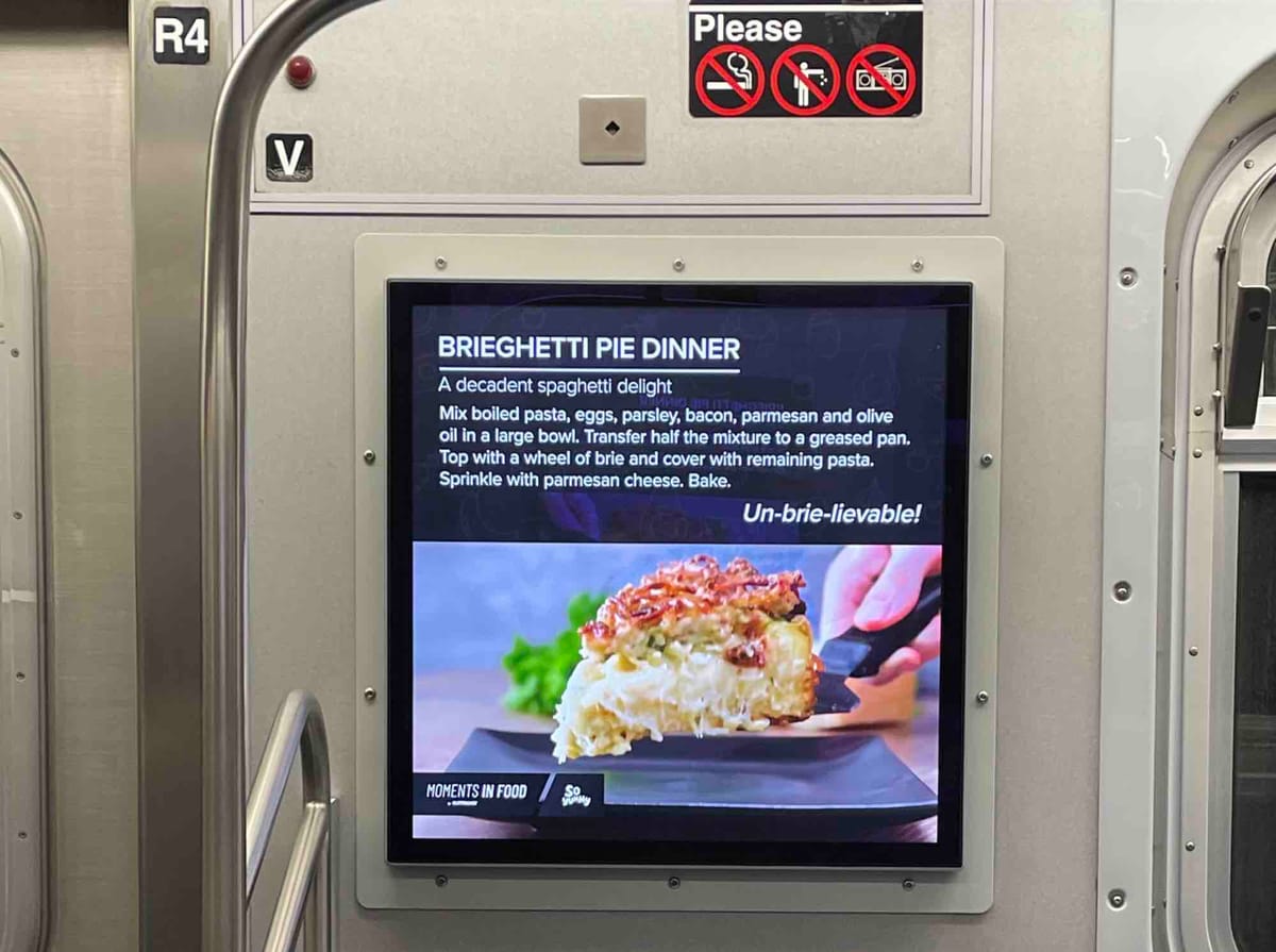 Here's Why You're Seeing Gross Viral Recipes on Your Subway Commute - Hell Gate