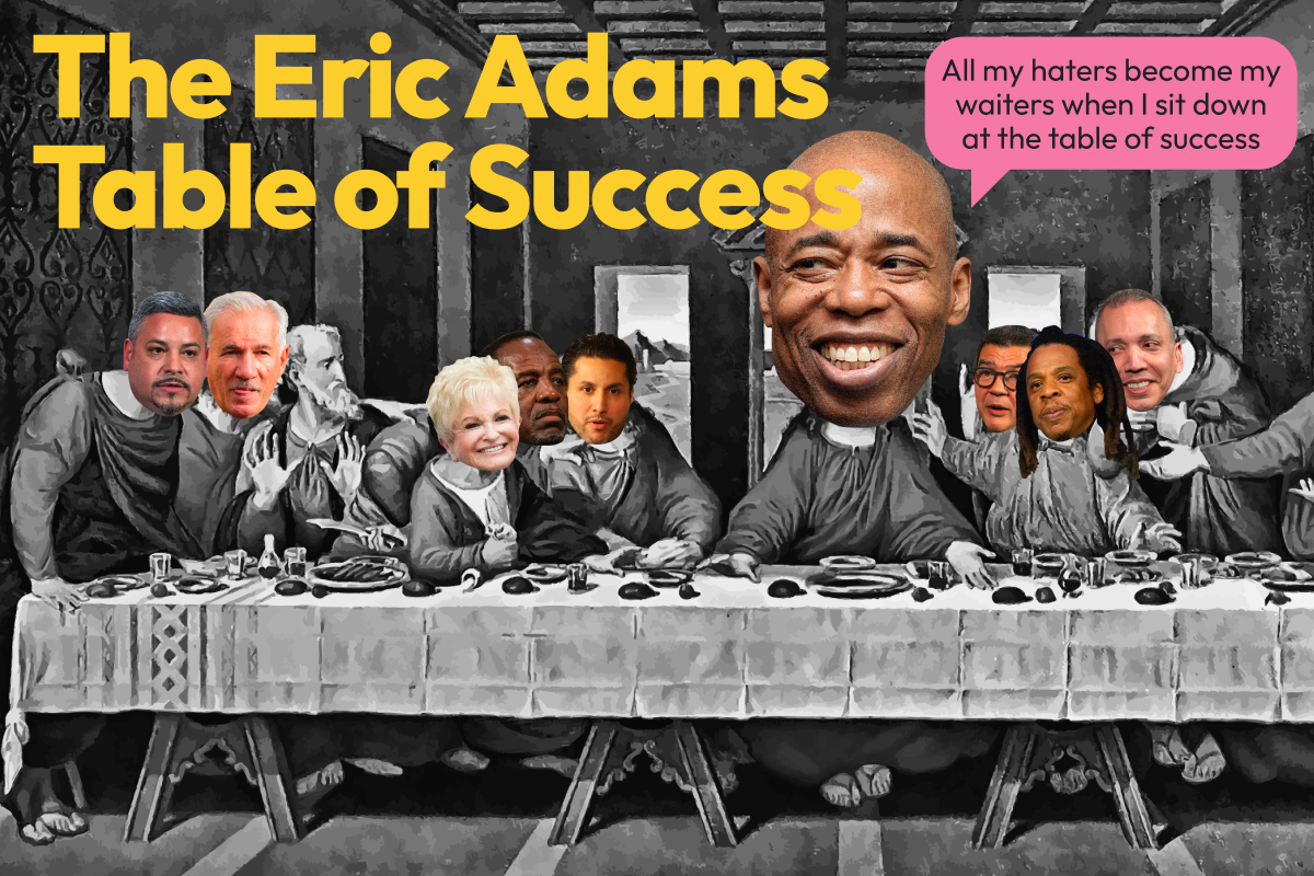 Sit With Us at the Eric Adams Table of Success - Hell Gate